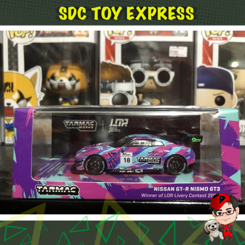 Tarmac Works 1/64 Nissan GT-R Nismo GT3 Winner of LOR Livery Contest ...