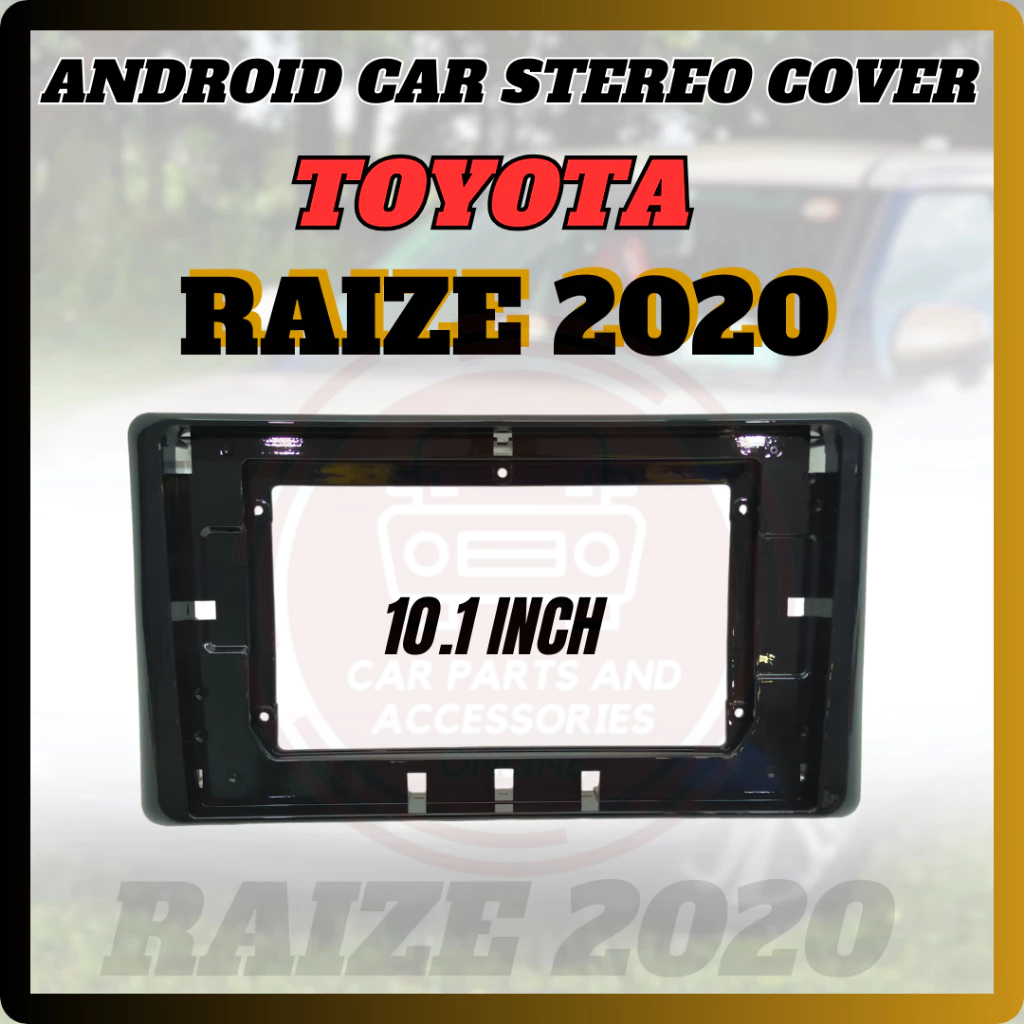 CPAO ANDROID CAR STEREO COVER 10.1INCH TOYOTA RAIZE WITH STEREO WIRE ...