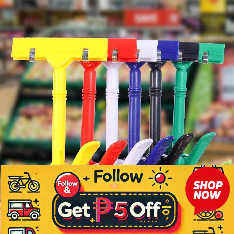 Merchandise Plastic Sign Clips Price Card Clothing Rack Signs Tag ...