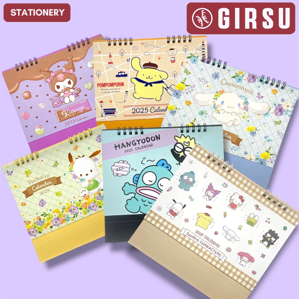 Sanrio & Disney Characters Desk & Wall Calendars from Japan | Shopee ...