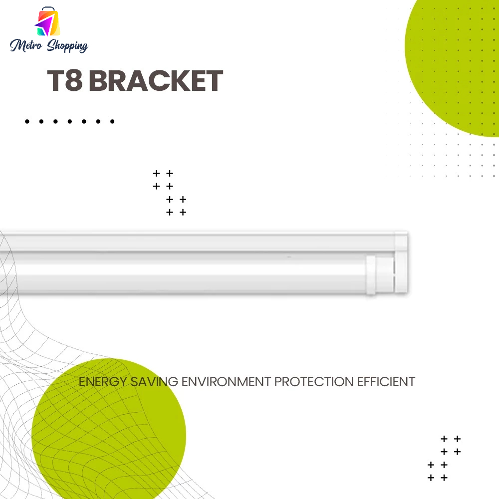 T8 LED Tube Light and Bracket – Durable, Bright Fluorescent Lighting ...