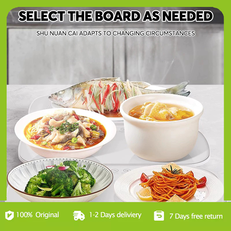 Food Electric Warming Tray Adjustable Temperature Warm Plate Fast ...