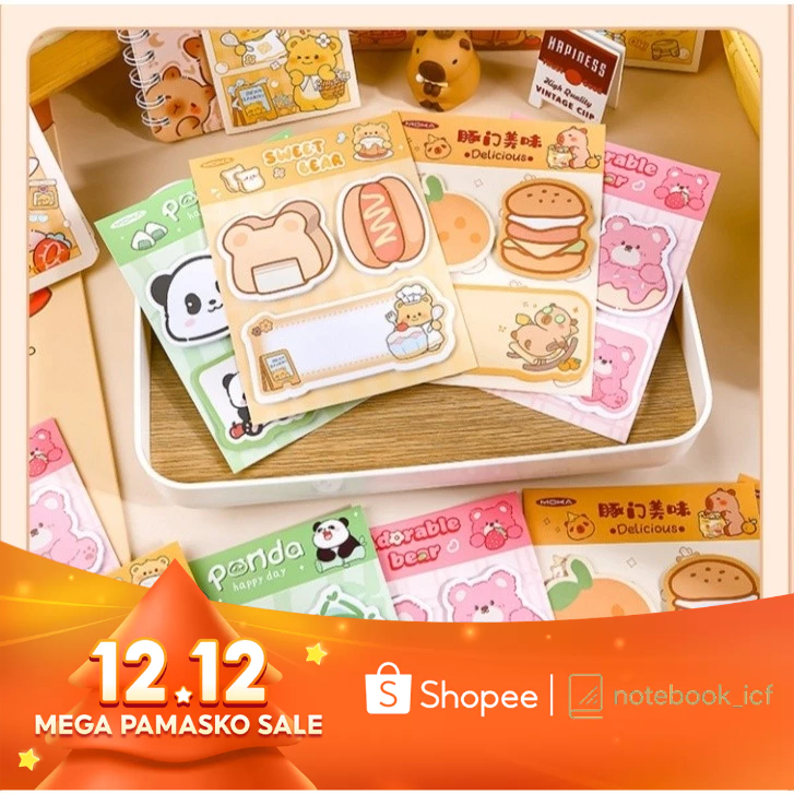 Cartoon Sticky Notes – Multi-Functional Creative Memo Pads & Post-It ...