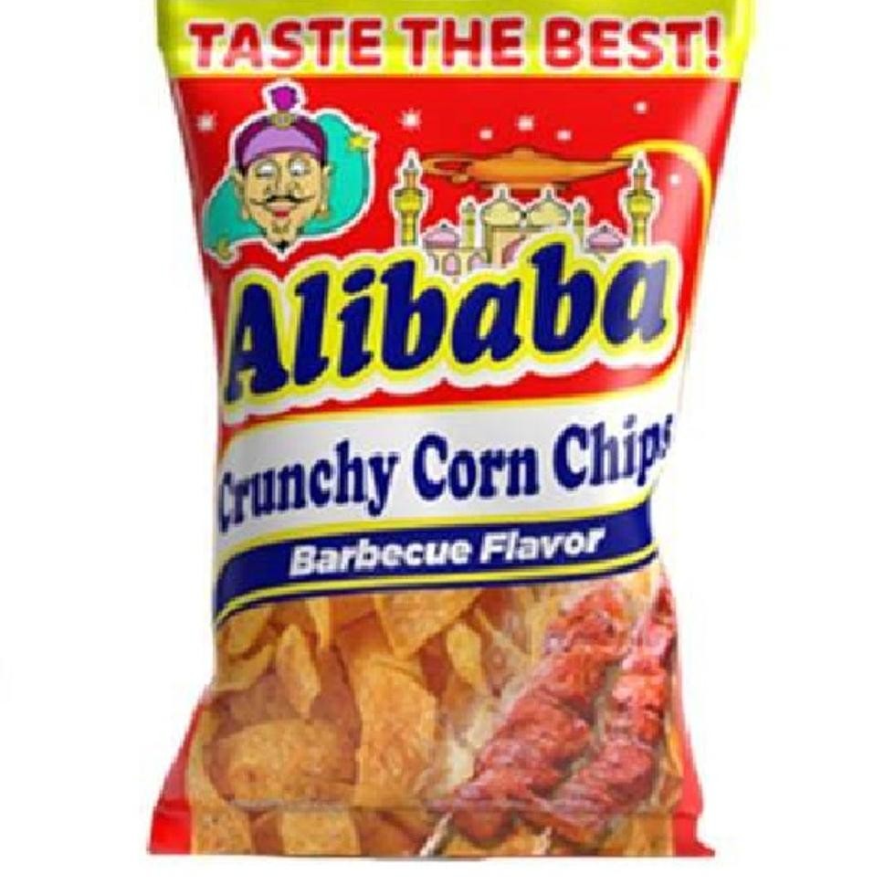 Alibaba Crunchy Corn Chips Barbeque Flavor 55g | Shopee Malaysia