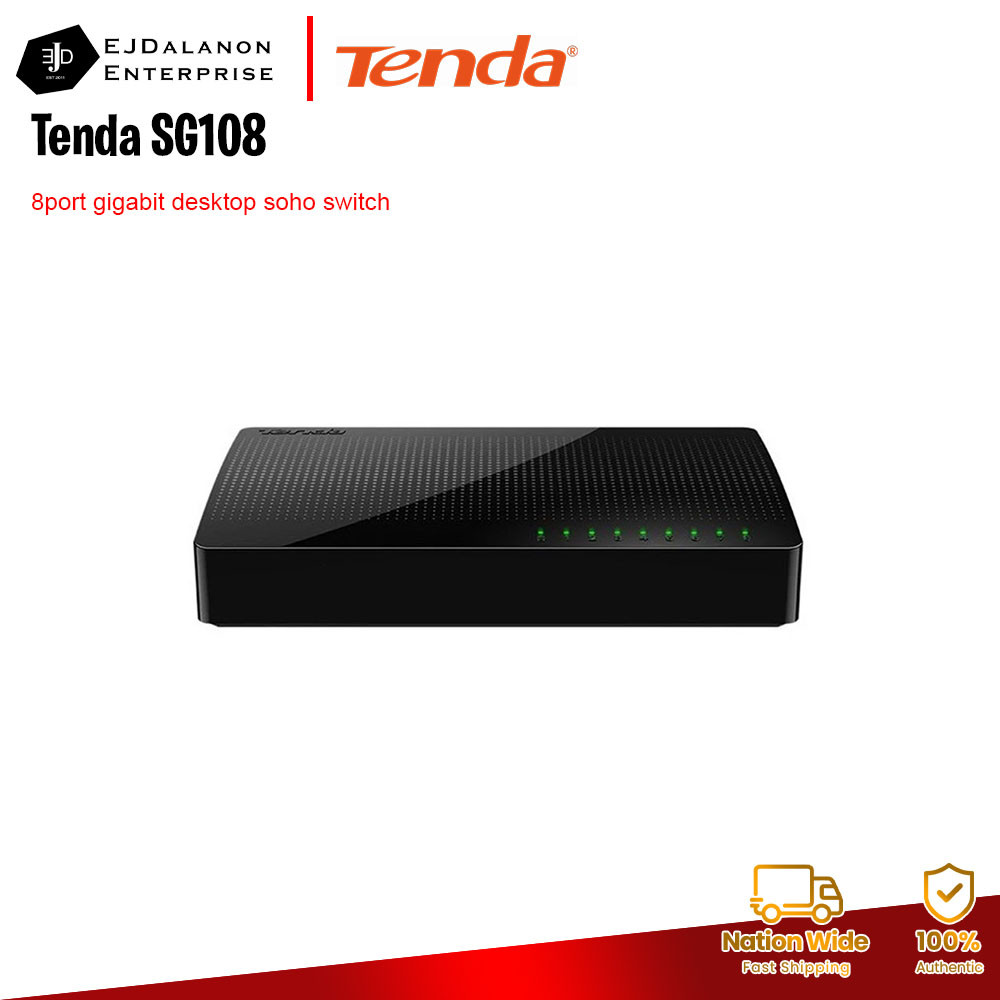 Tenda SG108 8port gigabit desktop soho switch | EJDalanon Enterprise ...