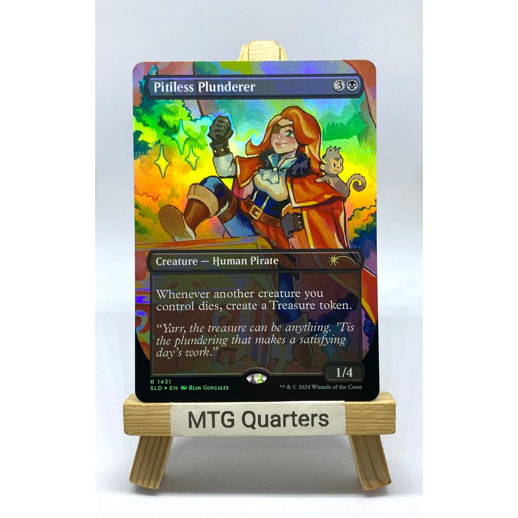 Pr0xy Card - Pitiless Plunderer 1431 (Borderless Foil) | Secret Lair ...