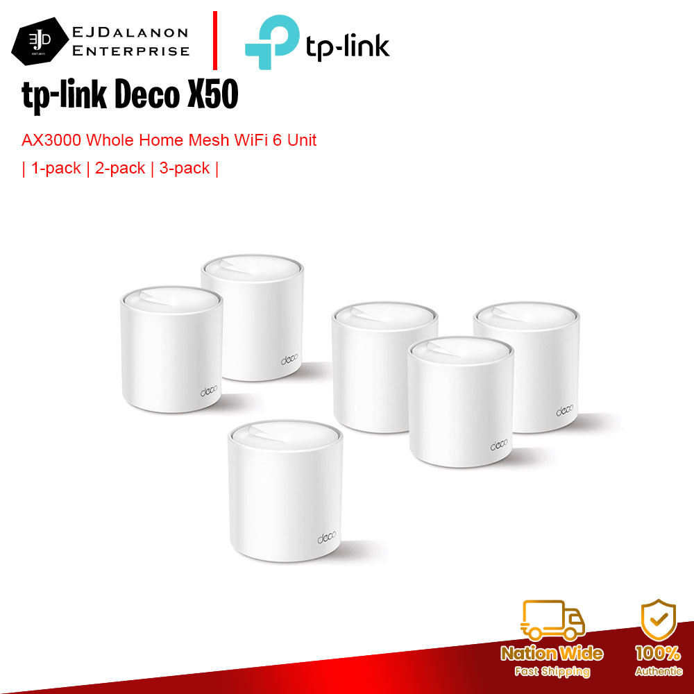 tp-link Deco X50 Whole Home Mesh WiFi 6 Unit | EJDalanon Enterprise ...