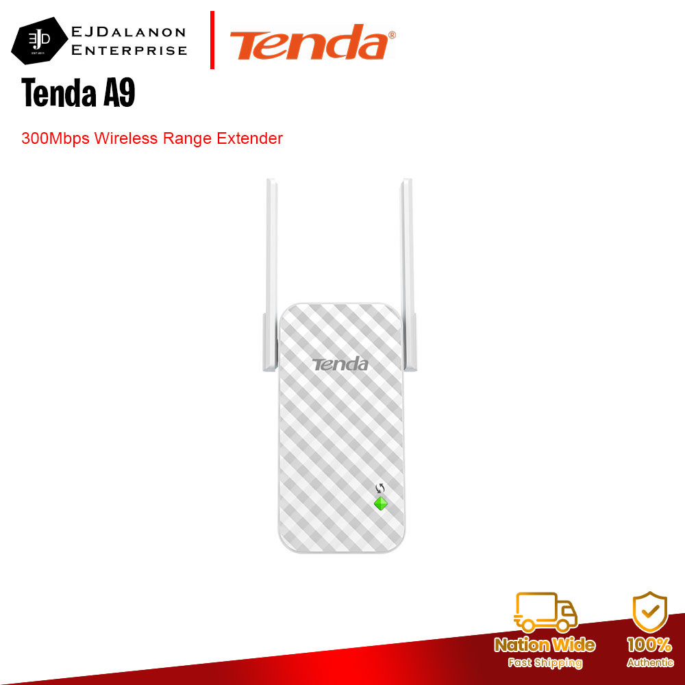 Tenda A9 300Mbps Wireless Range Extender | EJDalanon Enterprise ...