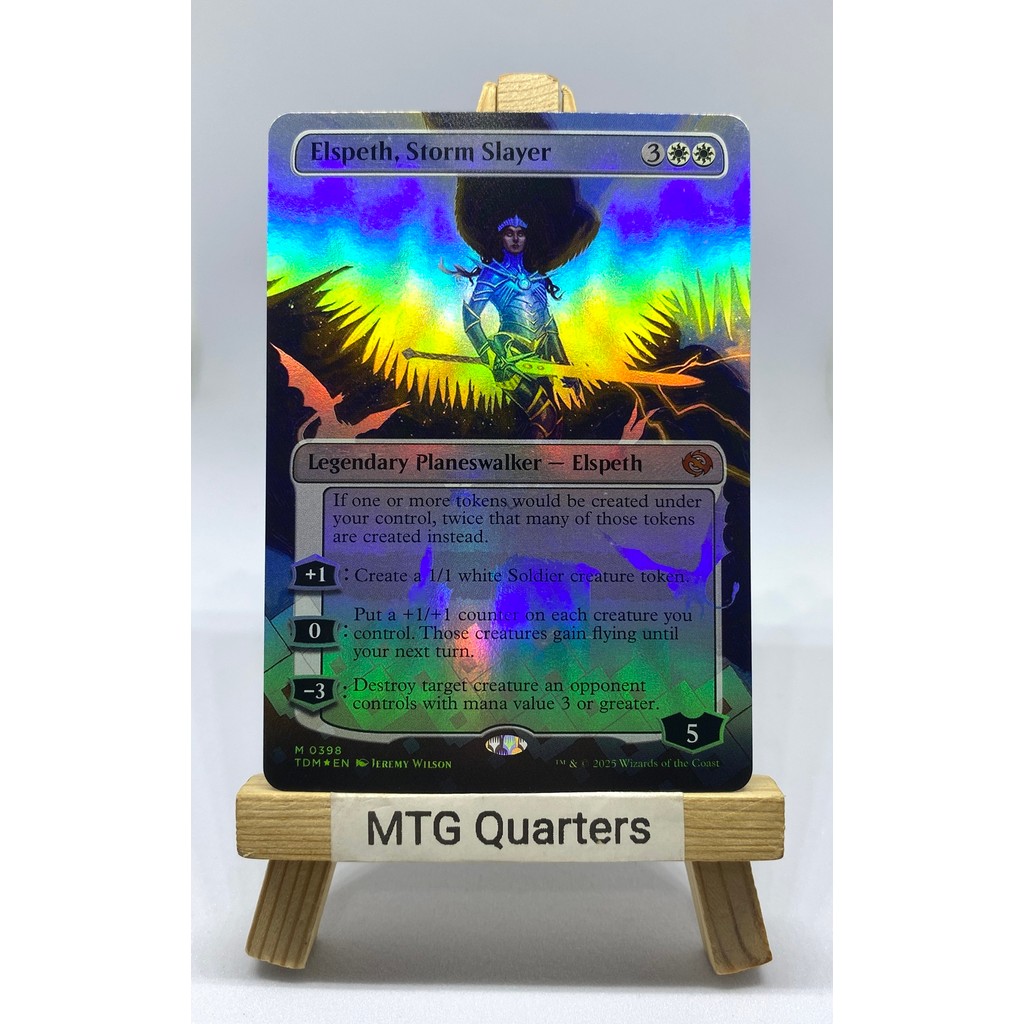 Pr0xy Card - Elspeth, Storm Slaye (Borderless Foil) | Tarkir ...