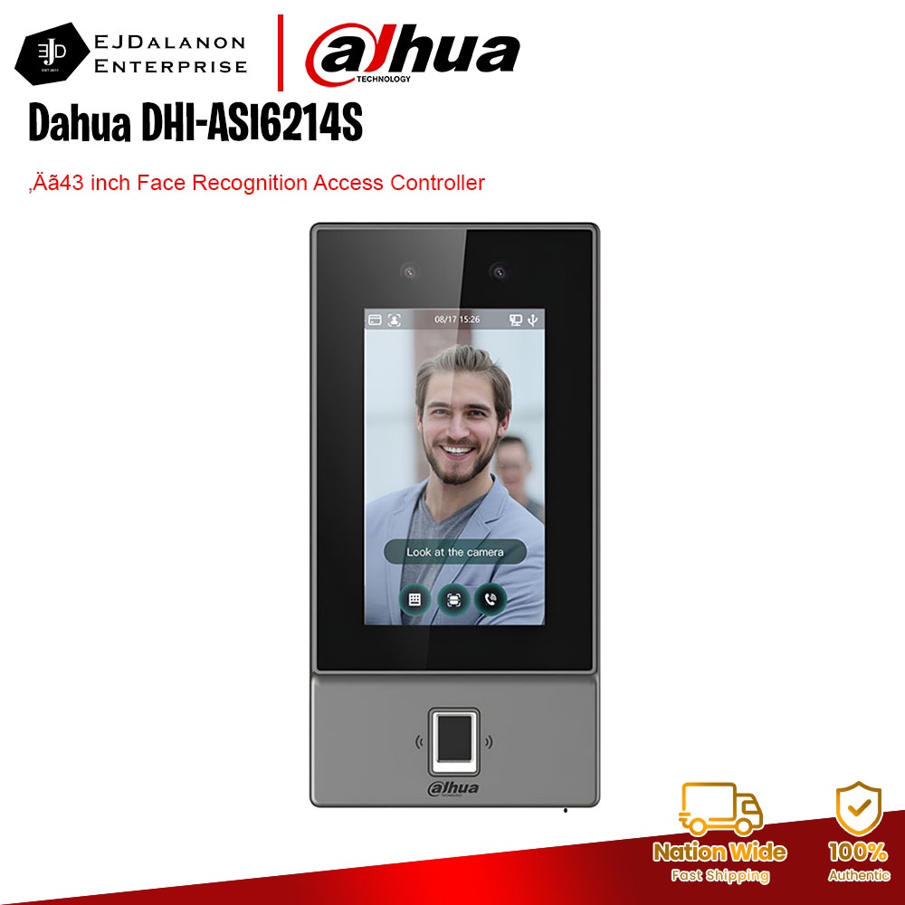 Dahua DHI-ASI6214S 43 inch Face Recognition Access Controller ...