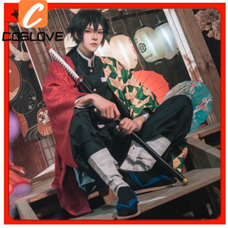 Tomioka Giyuu Costume Anime Demon Slayer Cosplay Tanjirou Kimetsu No ...