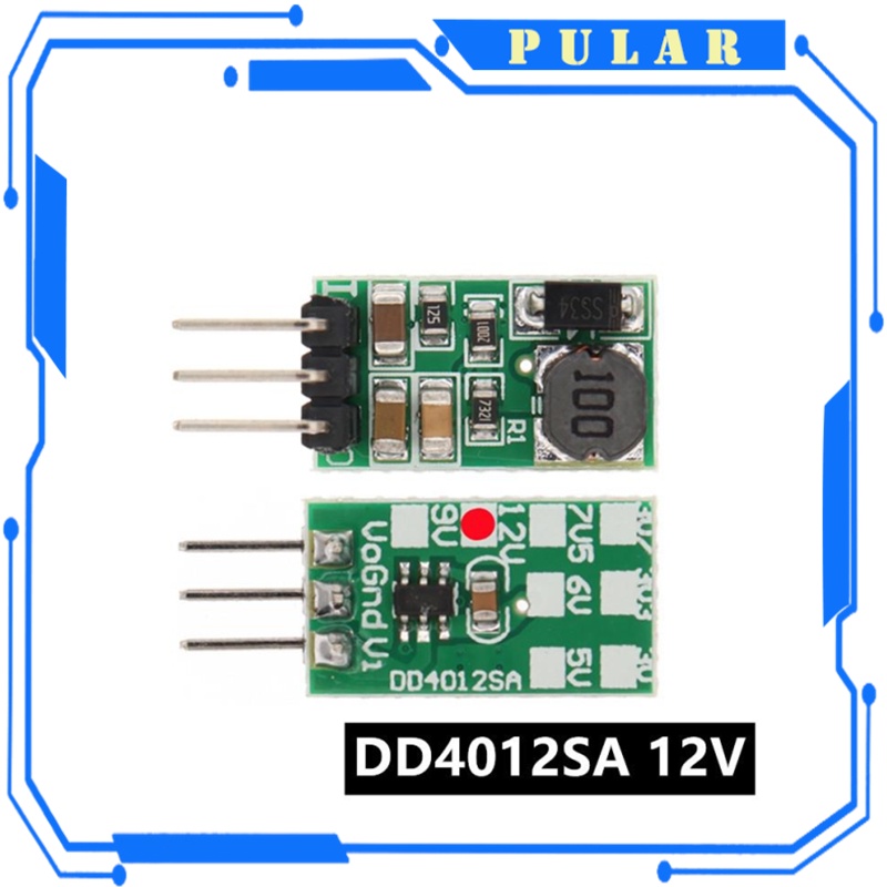DD4012SA 1A DC 5-40V to 3V 3.3V 3.7V 5V 6V 7.5V 9V 12V PLR Regulator DC ...