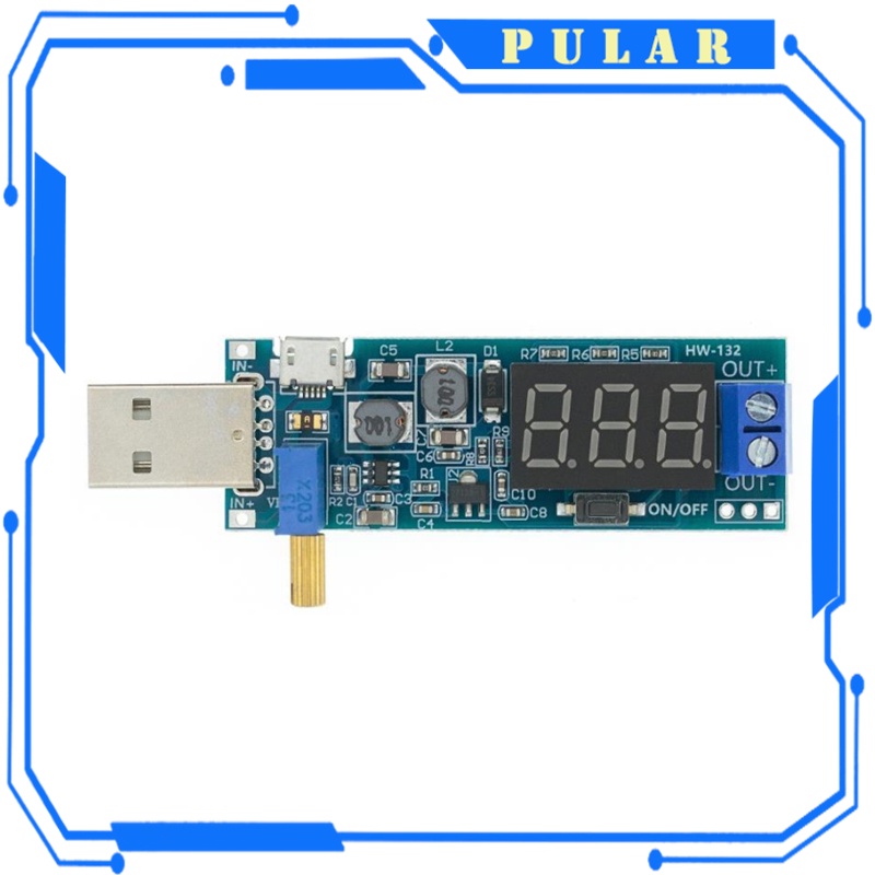 1PCS DC-DC 5V to 3.5V / 12V USB Step UP / Down Power Supply Module Adjustable Boost Buck ...