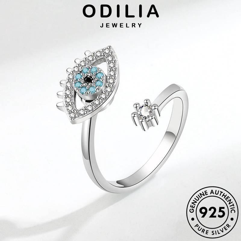 ODILIA JEWELRY Women Devil 925 Moissanite Eye Silver Rings Diamond Gold Creative Original R12 ...