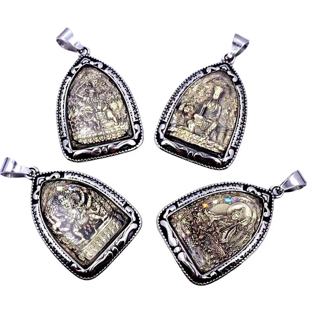 Six arm mahath strong brand titanium steel Buddha dorje shugden pendant ...