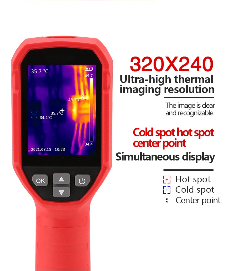 UNI-T UTi120S Infrared Thermal Imager Handheld Temperature Thermal ...