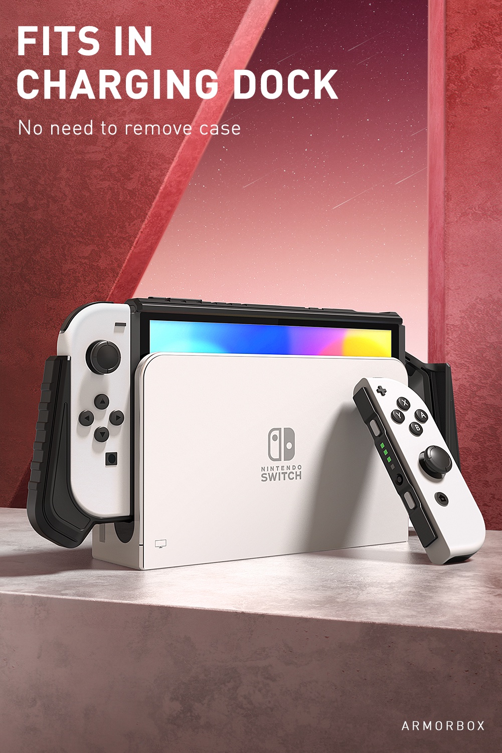 i-Blason Armorbox for Nintendo Switch OLED Case 2021 Dockable Rugged ...