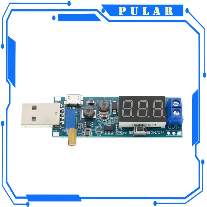 1PCS DC-DC 5V to 3.5V / 12V USB Step UP / Down Power Supply Module Adjustable Boost Buck ...