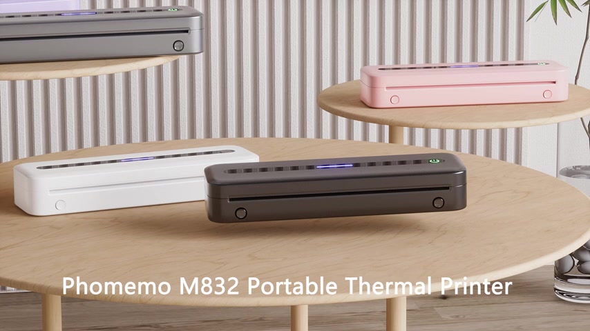 【300DPI HD Printing】 Phomemo M832 Portable A4 Thermal Printer, Wireless ...