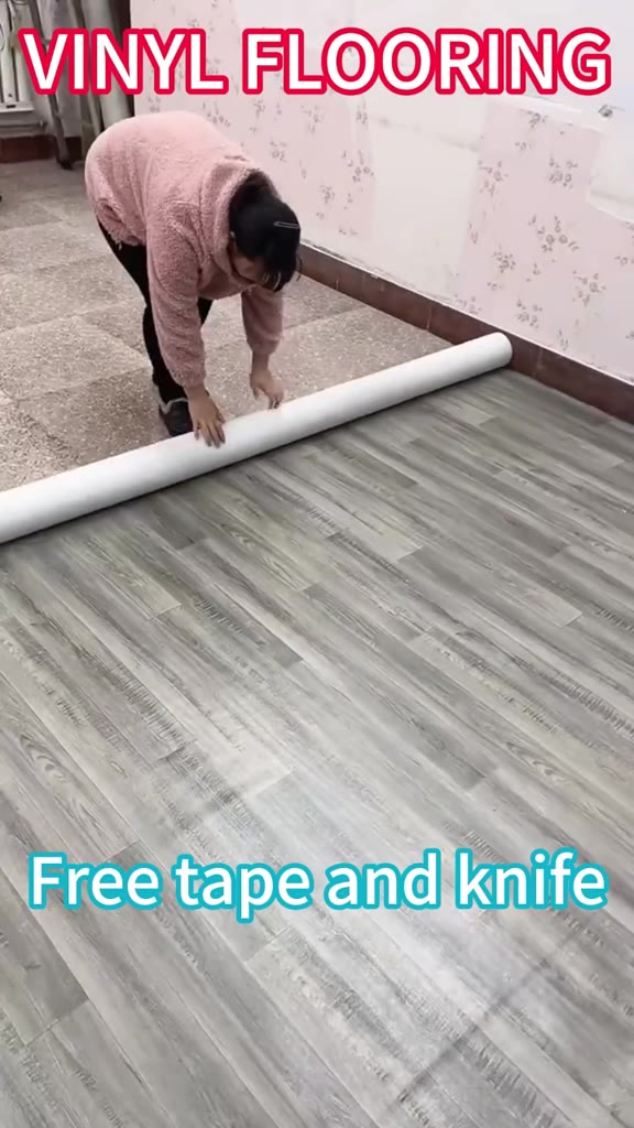 Tikar Getah tebal 1 gulung vinyl flooring 3MM Upcycled PVC oxford ...