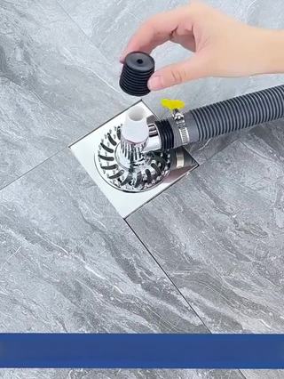 Washing machine drainage pipe three-way floor drain special joint ...