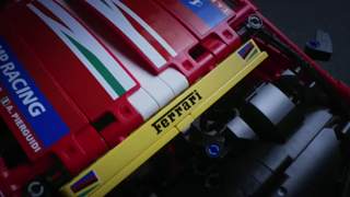 Compatible with LEGO Technic Ferrari 488 GTE Building Blocks Cars Toys ...