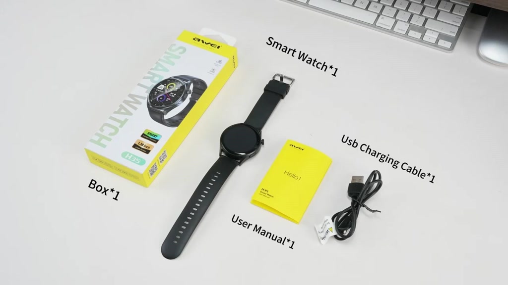Awei H35 Smart Watch 1.38 Inch Screen Sport Watch Phone Call Multi ...