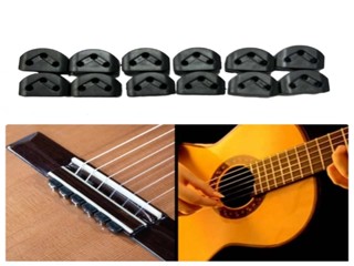 Zone 12Pcs Classical Guitar Rollers String Trees Guitar String Ties ...