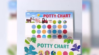 Kids Potty Chart Sticker Chart Potty Training Reward Chart Kids Potty ...
