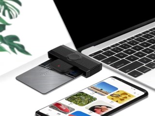 LI Portable CAC Reader Type C Foldable CAC Card Reader Portable USB C ...