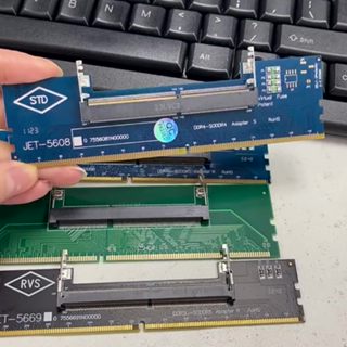 [rangevoyage2] DDR3 DDR4 DDR5 Laptop SO-DIMM to Desktop Adapter Card Converter Memory RAM ...