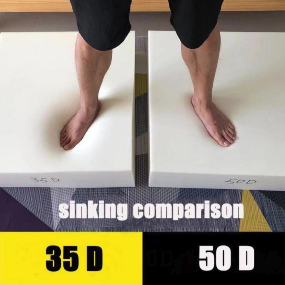 Meilleur 50D High Density 1-3 Inch Square Foam Cushion Sofa Seat Couch ...
