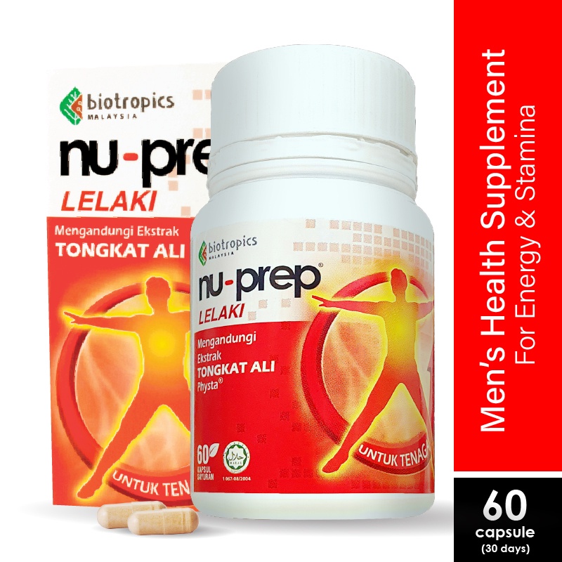 Biotropics Nu-Prep Lelaki Health Supplement (60 Capsules) | Shopee Malaysia