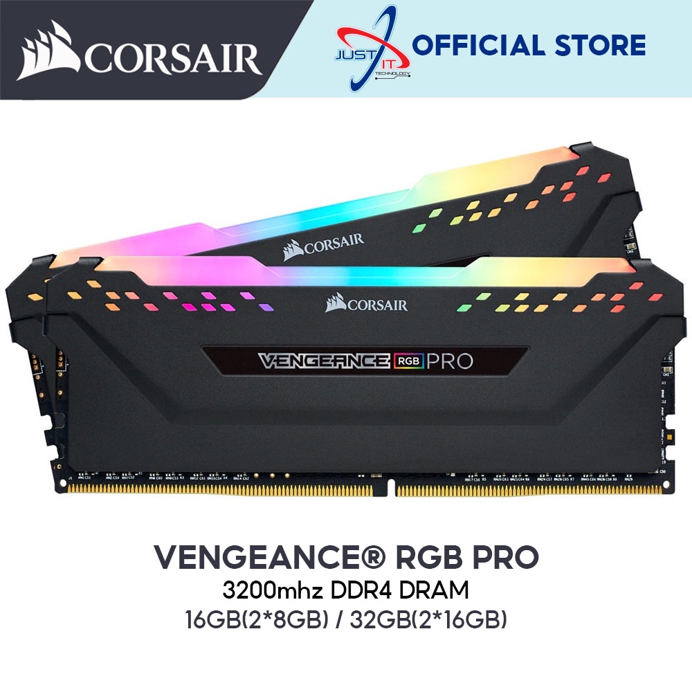 CORSAIR Vengeance RGB PRO 3200MHz DDR4 Gaming RAM 16GB (2x8GB /16GB (1x16GB ...
