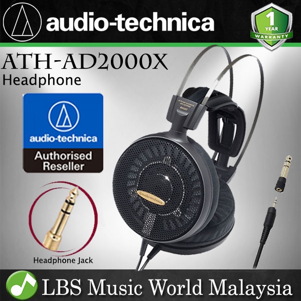 Audio Technica ATH-AD2000X Audiophile Open Air Ultra Dynamic Monitor ...