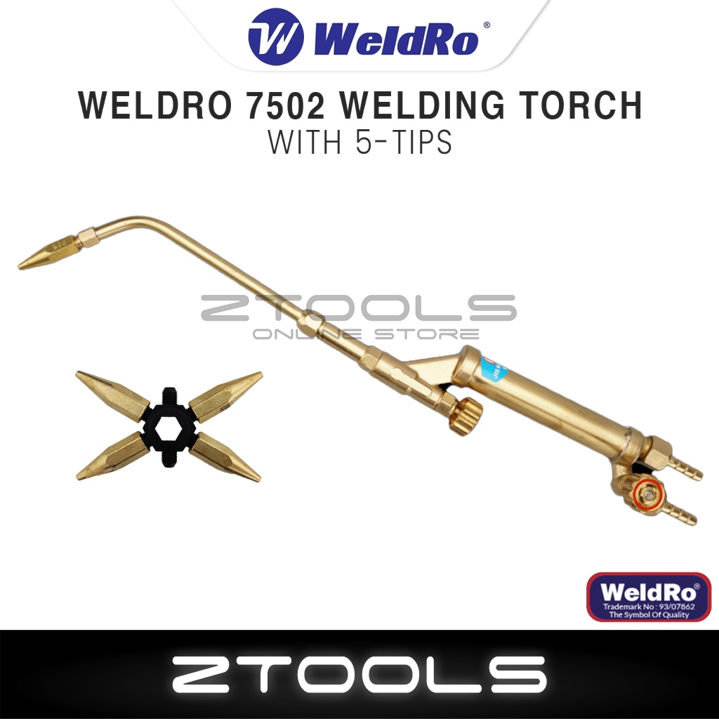 WeldRo 7502 Welding Torch with Welding Tip | Heavy Duty Gas Welding ...