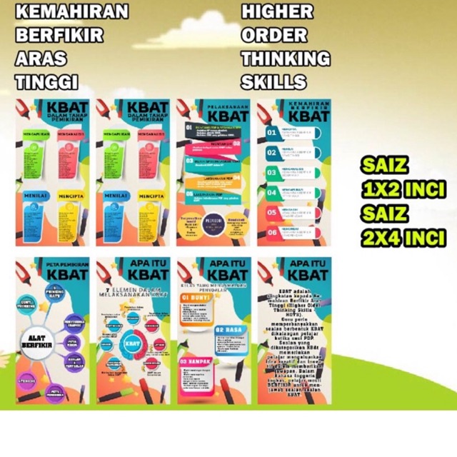 SET KECERIAAN KEMAHIRAN BERFIKIR ARAS TINGGI KBAT | Shopee Malaysia