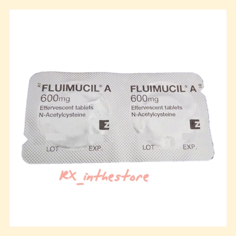[Acetylcycteine] Fluimucil A 600mg Effervescent Tablets (2s/stp ...