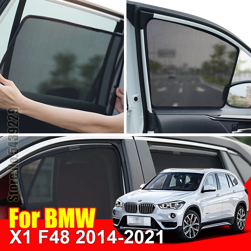 For BMW X1 F48 2014-2021 F 48 Magnetic Car Sunshade Shield Custom Mesh ...