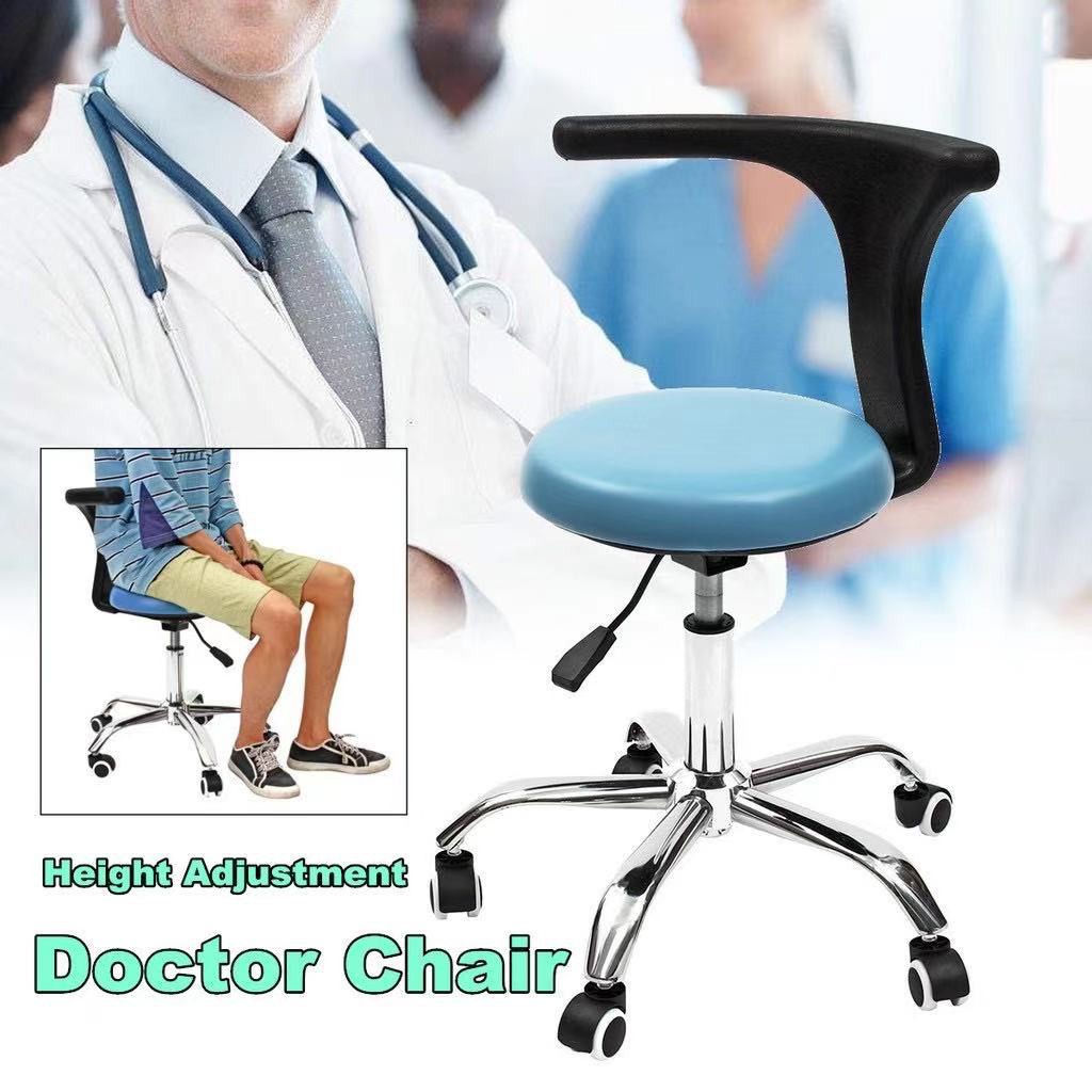 Height adjustable multi-purpose doctor seat with casters five legged ...