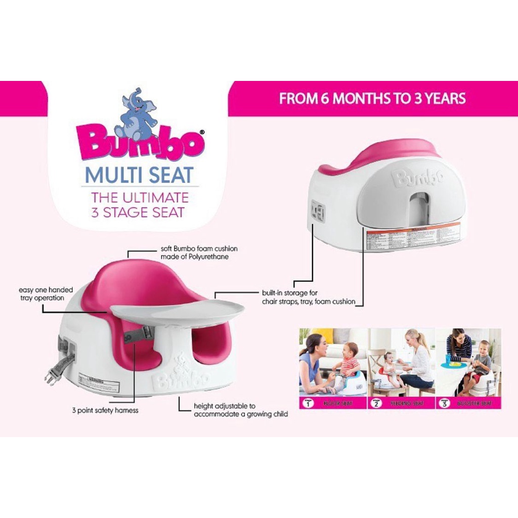 Bumbo 3-In-1 Multi Seat / Kerusi Makan Pelbagai Fungsi | Shopee Malaysia