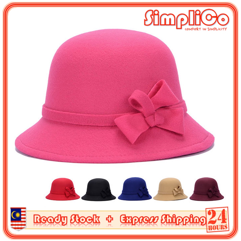 SIMPLICO Women European Fashion Hat Sun Beach Hat Cap Ladies Bucket Hat ...
