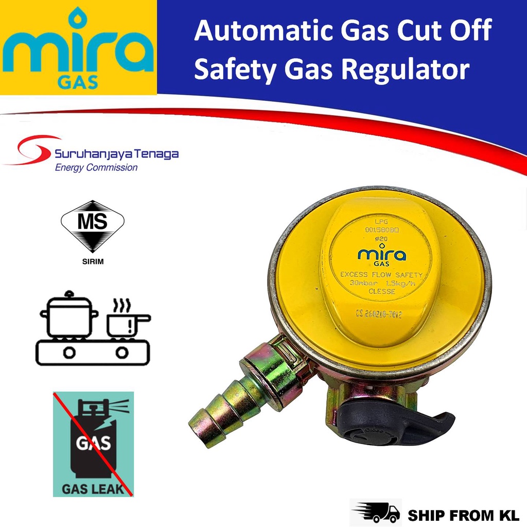 COMET / MIRA LPG IMPORTED DOMESTIC GAS SAFETY REGULATOR (SIRIM ...