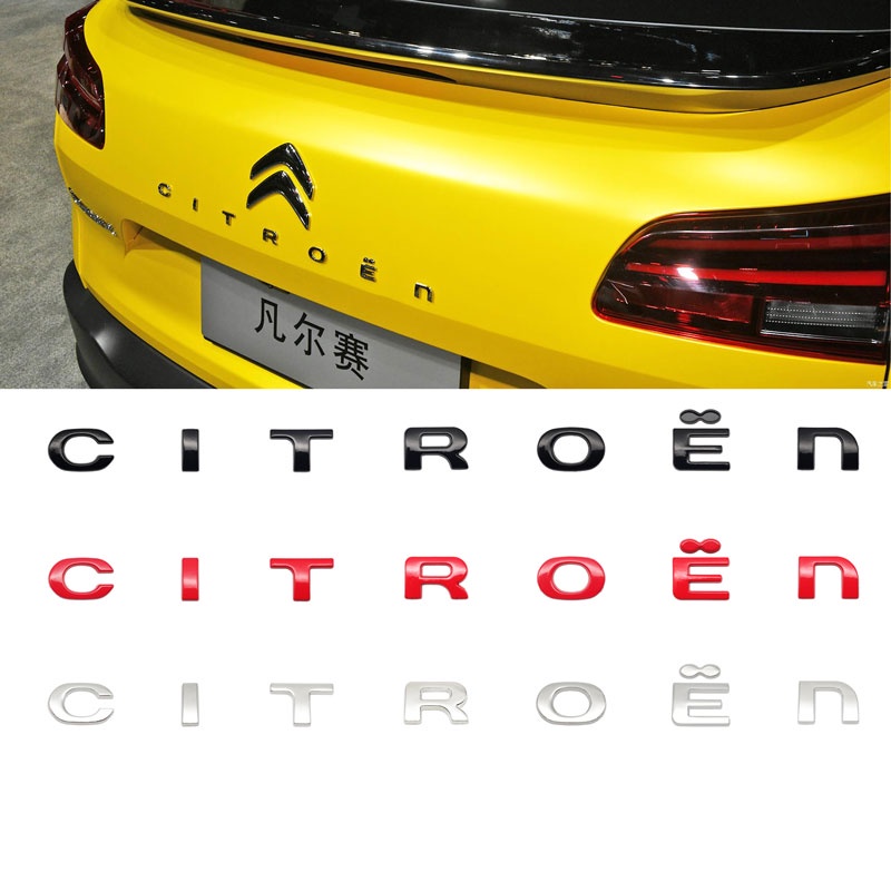 High Quality 3D Metal Car Letter Logo Rear Tail Trunk Decals Sticker ...