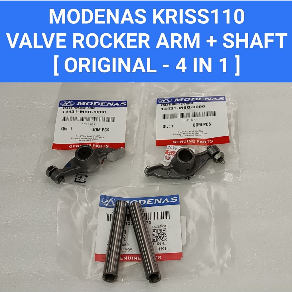 KRISS110 [ ORIGINAL - 4 IN 1 ] VALVE ROCKER ARM + SHAFT | Shopee Malaysia