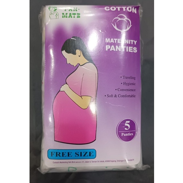 Pan-Mate Cotton Maternity Panties ( 5pcs ) | Shopee Malaysia