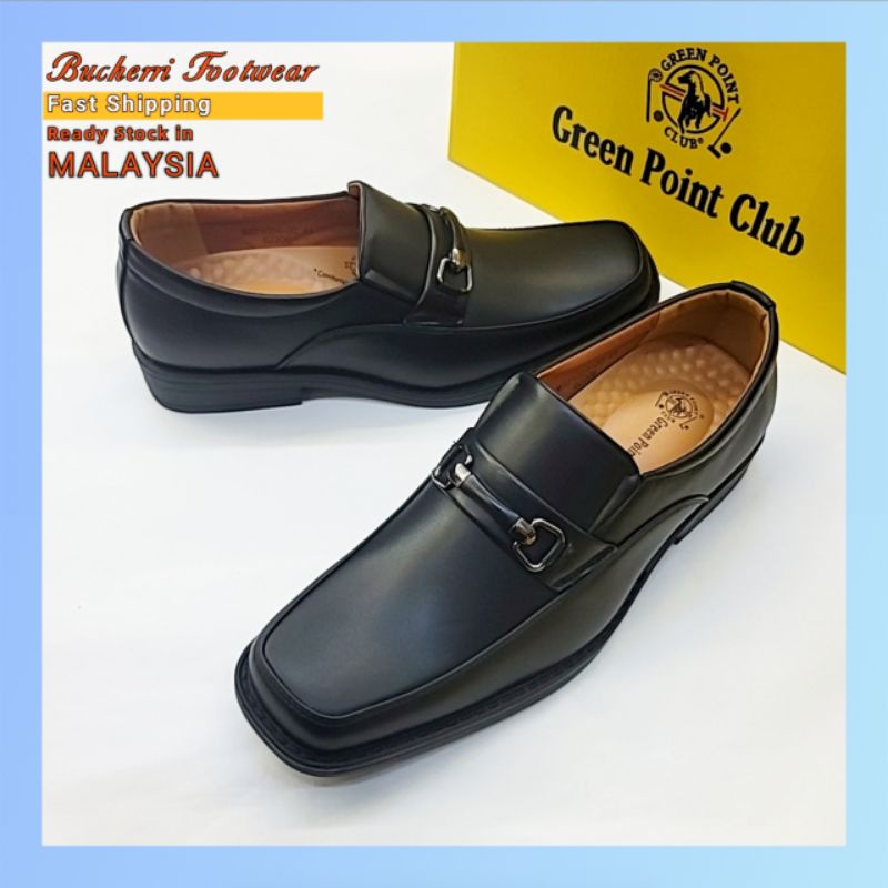 GPC Green Point Club men's formal shoe black 821024 - 22/kasut kerja ...