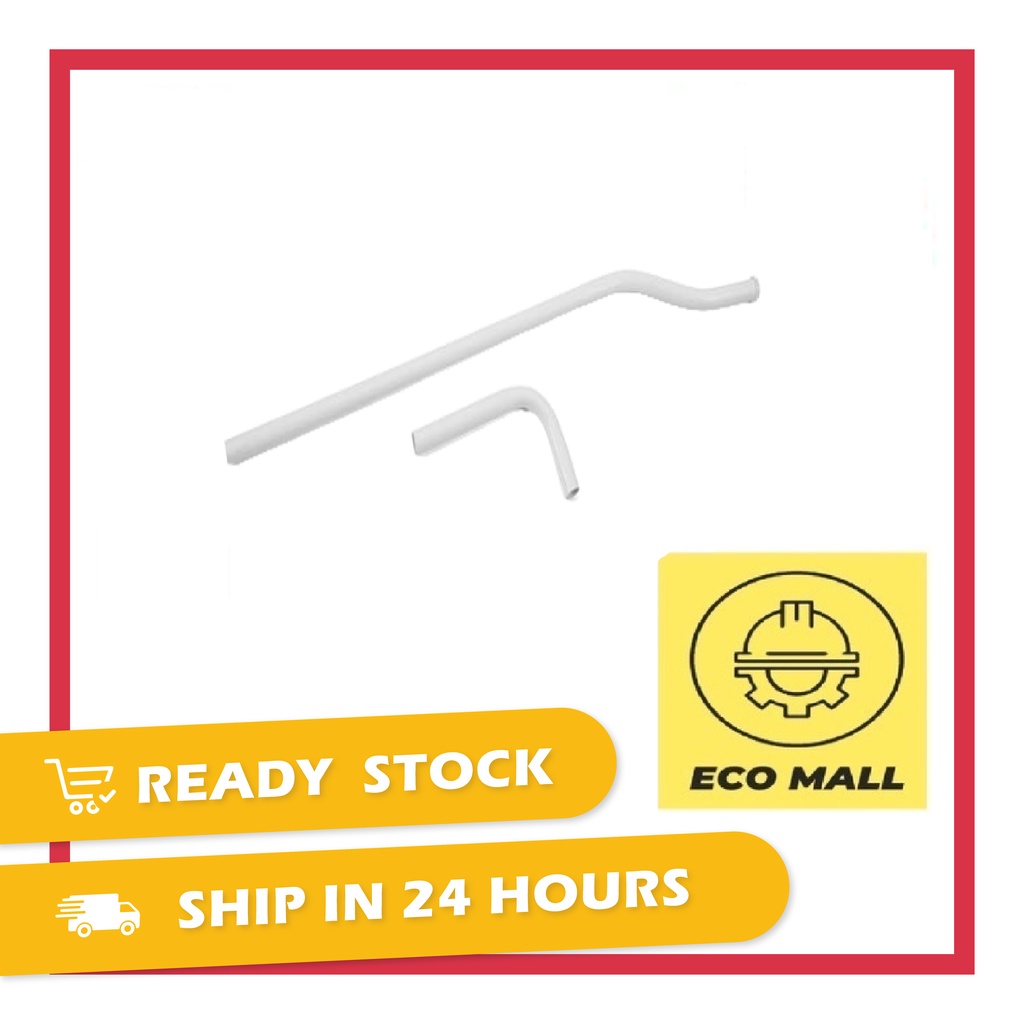 High Level Plastic Cistern Flush Pipe and Bend Only [Add On] | Shopee ...