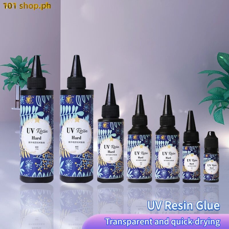 Hard UV Resin Adhesive Crystal Transparent UV Curing Epoxy Resin Jewelry | Shopee Malaysia