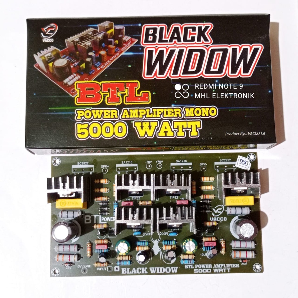 Safari BTL 5000W Black Widow VACCO Power Driver KIT | Shopee Malaysia